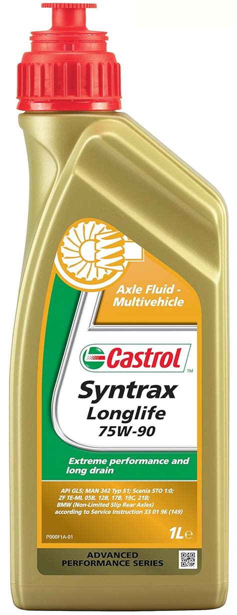 Amazon.com: Castrol - Syntrax Long Life 75W-90 - Líquido diferencial ...