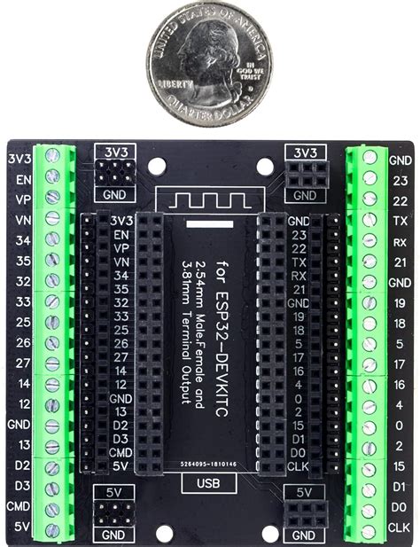 Esp32 Breakout Board 3types Output Gpio Expansion For Esp32 Devkitc Esp