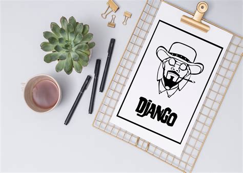 Django Svg File Png File Dxf File Eps File Svg Etsy España