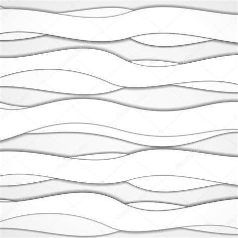 White Seamless Texture Wavy Background Interior Wall Decoration