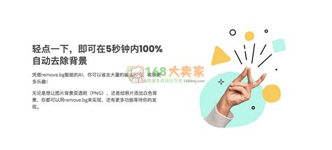 Removebg官网removebg免费在线一键抠图网站ai轻松去背景 168大卖家