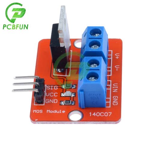 0 24v Top Mosfet Button Irf520 Mosfet Pwm Driver Module For Arduino Mcu