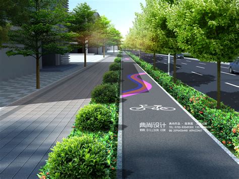 道路设计效果图2 典尚设计三维影像 站酷zcool