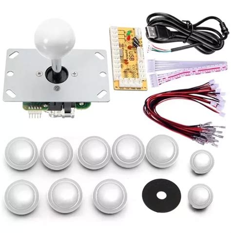 Kit Arcade Mame Bartop Retro Consola Palanca Botones Placa