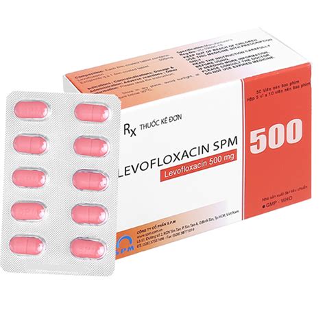 Levofloxacin Spm 500mg điều Trị Nhiễm Khuẩn