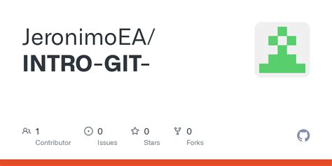 Github Jeronimoea Intro Git