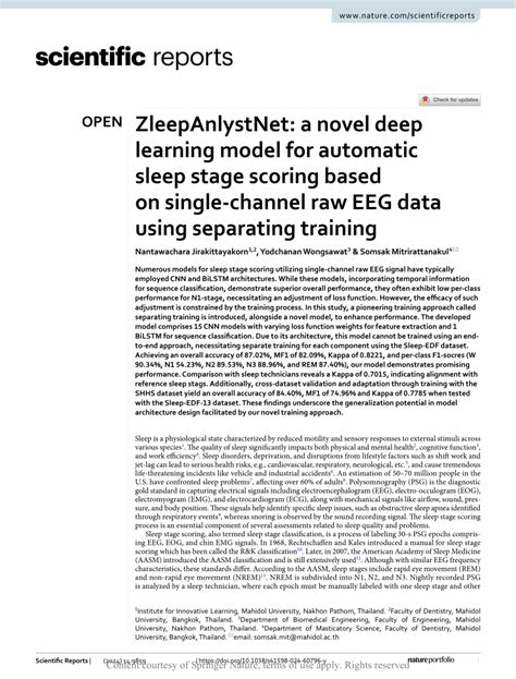 pdf zleepanlystnet a novel deep learning model for automatic sleep