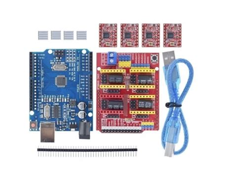 drive a4988 e uno ch340 arducore robótica educacional arduino