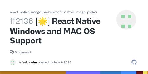 React Native Windows And MAC OS Support Issue React Native Image Picker React