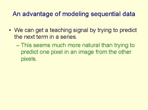 Neural Networks Lecture 11 Learning In Recurrent Networks