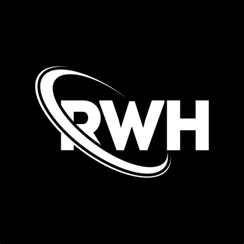 Rwh Logo Rwh Letter Rwh Letter Logo Design Initials Rwh Logo Linked With Circle And Uppercase