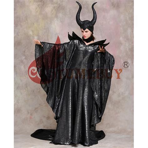 CostumeBuy малефисент фильм злая королева косплей черная ведьма ...