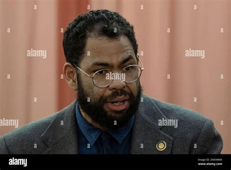 State Rep Rick Krajewski D Philadelphia Speaks During A News