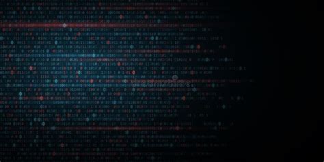 Binary Software Code Background