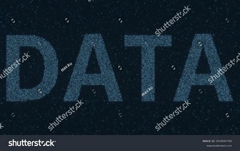 Data Text Consisting Many Symbols On Stock Illustration 2078597782 Shutterstock