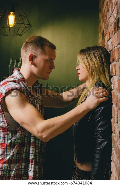 Strong Sexual Tension Between Man Woman Stock Photo 674341084 Shutterstock