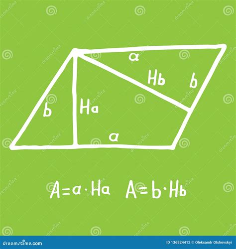 Parallelogram Icon Vector Geometric Square Rectangle Line Shape Silhouette CartoonDealer Com