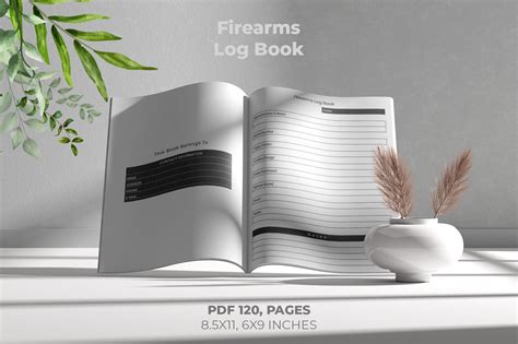 Firearms Log Book Kdp Interior Design Graphic By Lazy Kitty · Creative