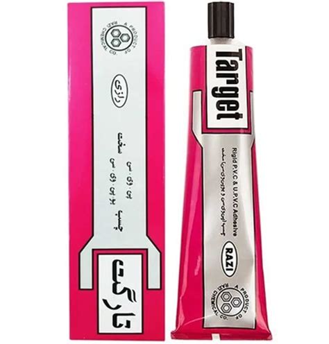 پاشا ابزار چسب پی وی سی سخت رازی مدل Target حجم 100 میلی لیتر