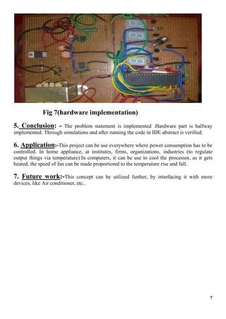 Temperature Controlled Fan Report DOCX