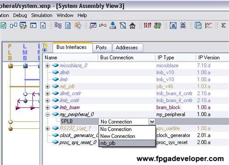 Create A Peripheral Using The Peripheral Wizard Fpga Developer