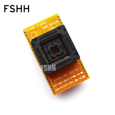 SA244 SDP UNIV 44 Programmer Adapter PLCC44 Test Socket IC120 0444 306 Socket 1 27mm Pitch
