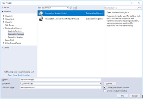 From Excel To SSIS Part Hello World Random Tech Thoughts