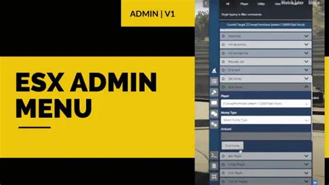 Esx Admin Menu Advance Esx Admin Menu Fivem Store Official Store To Buy Fivem Scritps And