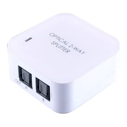 CYP DT 12 Active Toslink Optical Splitter 1 To 2 Audiophonics