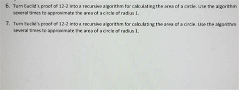 6 Turn Euclids Proof Of 12 2 Into A Recursive