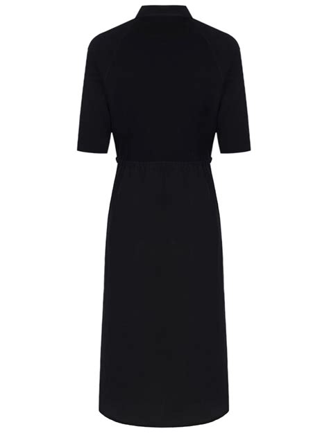 Платье однотонное от Marc Cain за 28 700 рублей со скидкой 30 цвет черный артикул Us 21 23