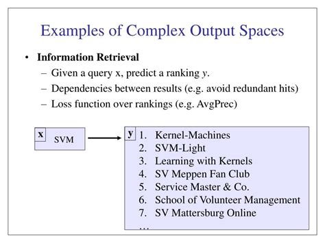 ppt structured output prediction with structural support vector