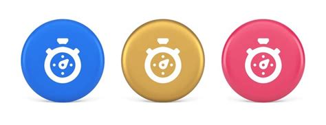 Premium Vector Stopwatch Button Timer Speed Time Counting Application Panel Interface 3d