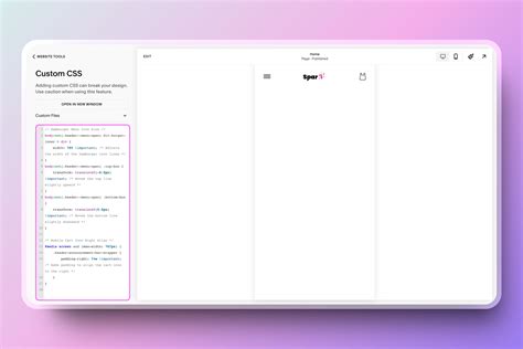how do i make my header elements smaller on mobile only customize