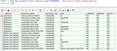 【漏洞 Oracle】未设置口令复杂度校验、密码有效期oracle 密码复杂度 Csdn博客