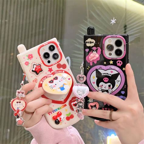 럭키만물상 산리오안테나케이스레트로데코덴케이스 산리오 아이폰케이스 우정케이스 캐릭터케이스 귀여운케이스 포차코 폼폼푸린 쿠로미 시나모롤 키티케이스 아이폰 12 13 14