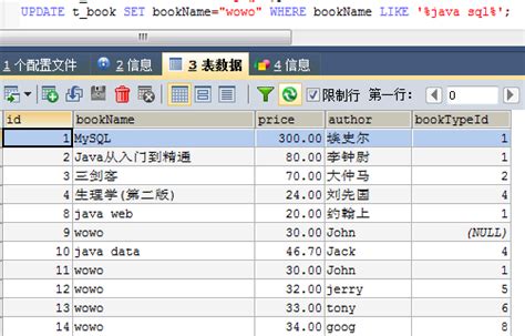 Mysql插入、更新、删除数据 走看看