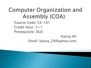 Lecture Coa PPTX Programming Languages Computing Lecture Coa PPTX Programming Languages Computing