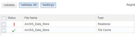 arcgis data store won t validate esri community