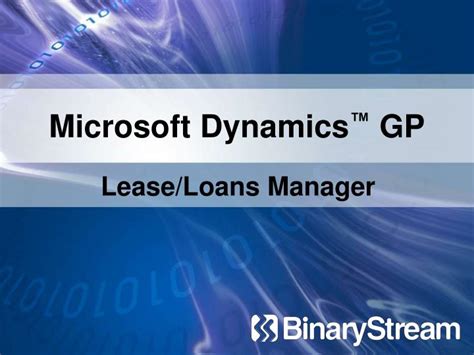 PPT Microsoft Dynamics GP PowerPoint Presentation Free Download ID