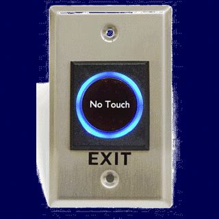 No Touch Stainless Steel Exit Button With Tax