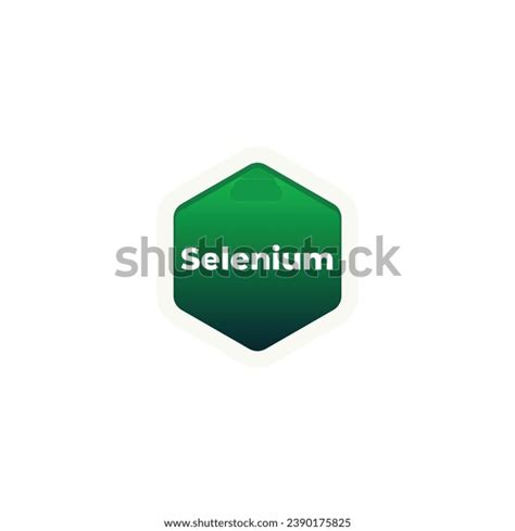 Selenium Symbol Label Vector Hexagon Shape Stock Vector Royalty Free 2390175825 Shutterstock