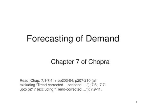 Pdf Forecasting Of Demandeclt5940 Protected Forecasting S Pdf