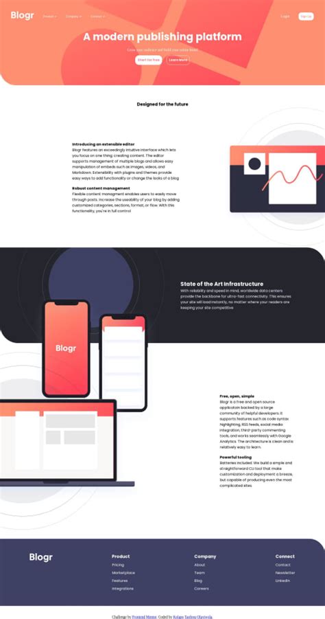 Frontend Mentor Blogr Built With Html Css And Javascript Coding Challenge Solution