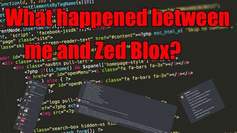 What Happened Between Me And Zed Blox YouTube