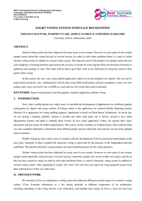 Smart Voting System With Face Recognitio Smart Voting System With