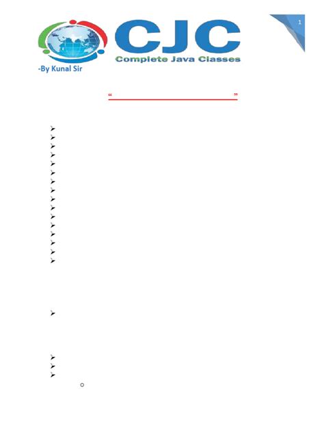 java fullstack development cjc by kunal sir pdf computer