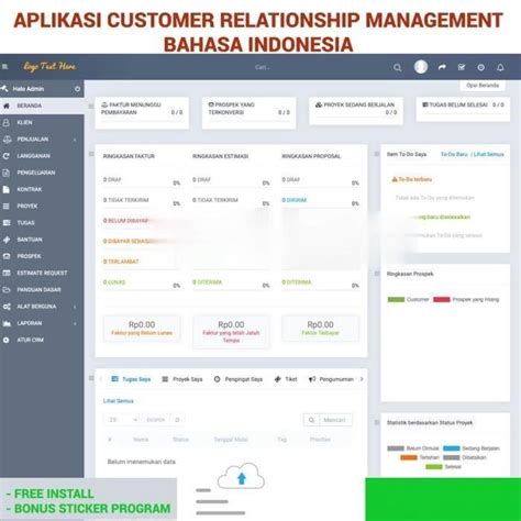 jual source aplikasi crm customer relationship management lengkap php