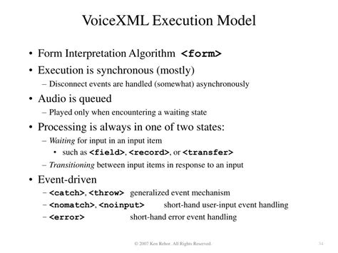 ppt introduction to voicexml and voice web architecture powerpoint
