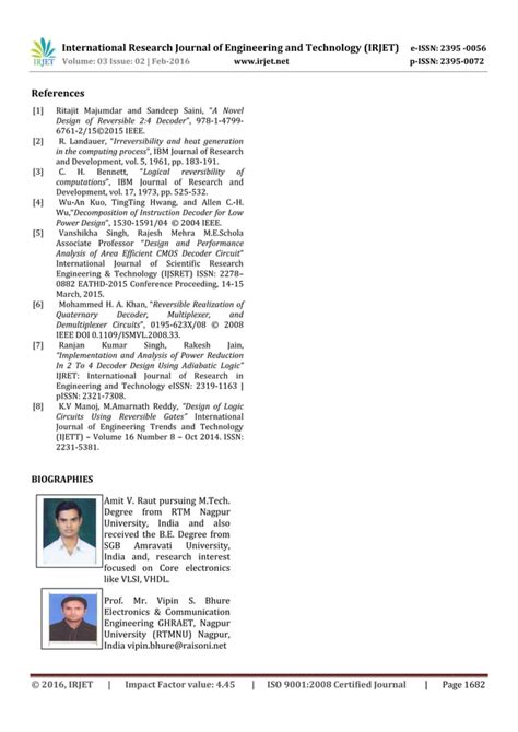 Review On 2 4 Decoder By Reversible Logic Gates For Low Power Consumption Pdf